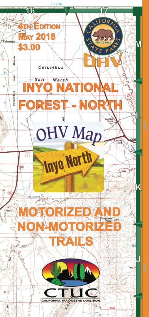 Inyo National Forest (North) Map Available – El Mirage